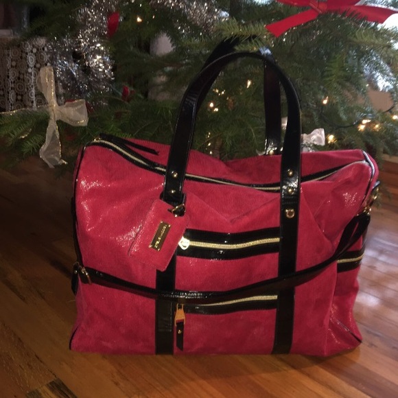 Steve Madden | Bags | Not 4 Sale At Moment Steve Madden Red Weekender ...